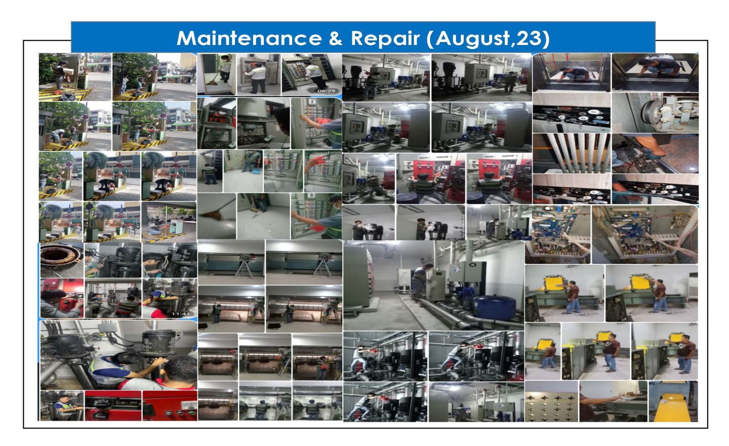 MAINTENANCE & REPAIR (AUGUST-2023) - De Castle Royal